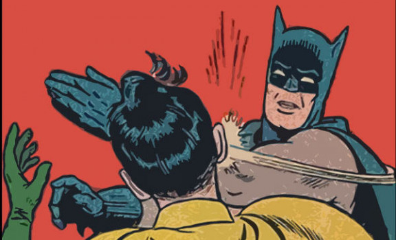 batman-slaps-robin | FundéuRAE